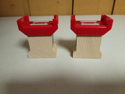 Brio wooden railway Train Super Supports / Risers Excellent Condition ...