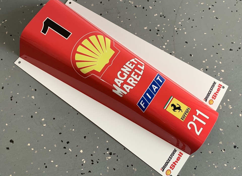 WOW!! Michael Schumacher FORMULA 1 F1 sign Race Car nose Style Sign | eBay