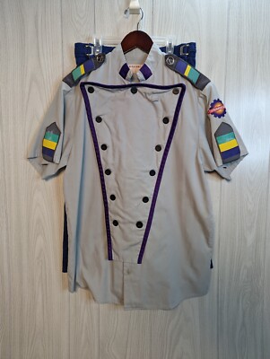 Vintage Authentic Disney Disneyland Tomorrowland Cast Uniform Shirt ...
