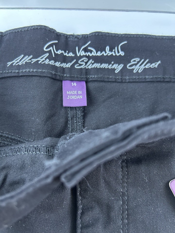 Gloria Vanderbilt Amanda 2.0 Comfort Flex Stretch Slim Leg Mid Rise 14 ...