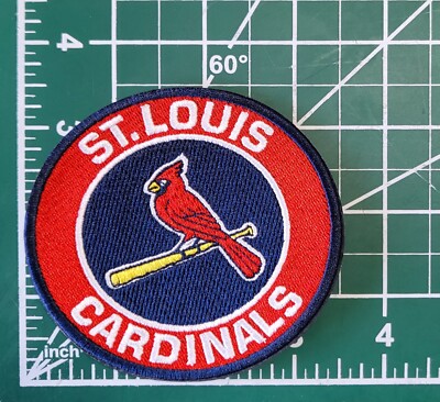 St. Louis Cardinals 3.5" Round Iron /Sew On Embroidered Patch ~ Free ...