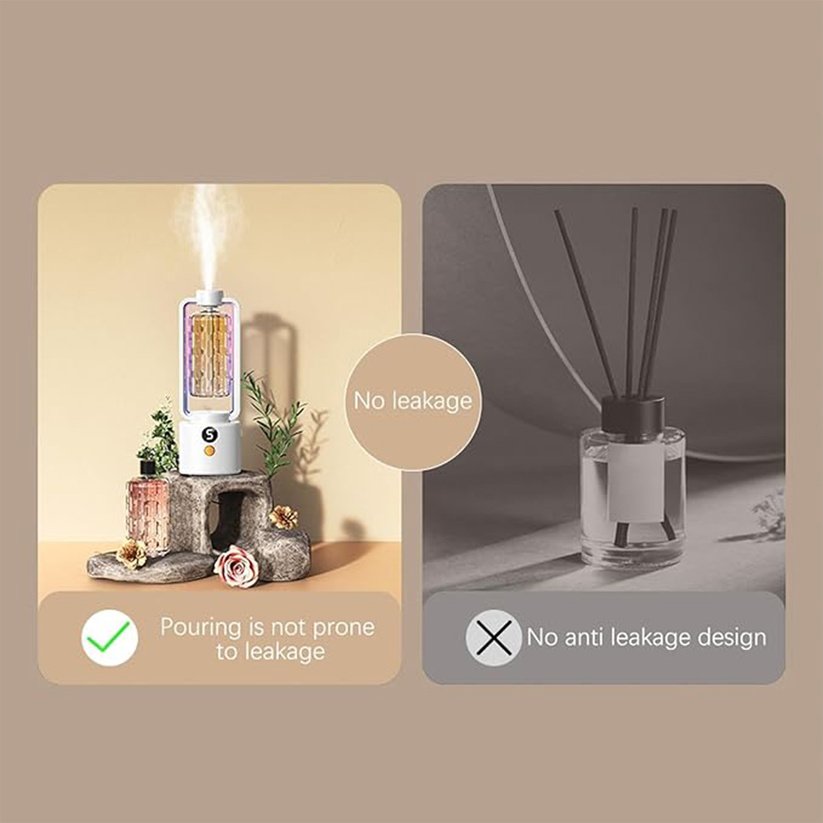 Automatic Fragrance Diffuser Digital Display Aromatherapy Cool Mist ...