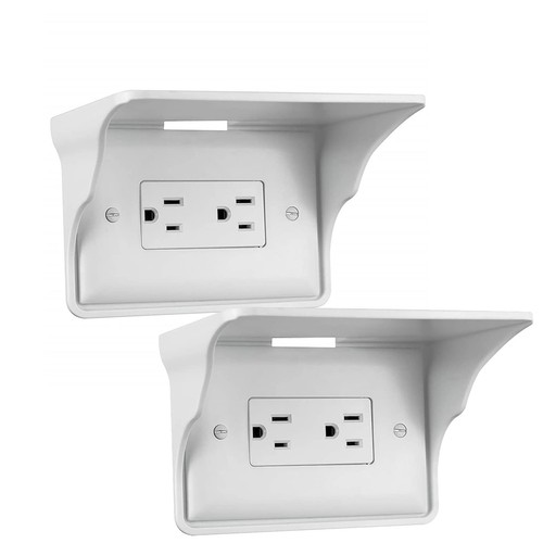 Horizontal Wall Outlet Shelf. Home Wall Shelf Organizer for Outlets ...