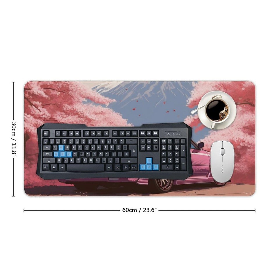 FeoYoed Large Mouse Pad Desk Mat Computer Accessories Gaming 30x60cm ...