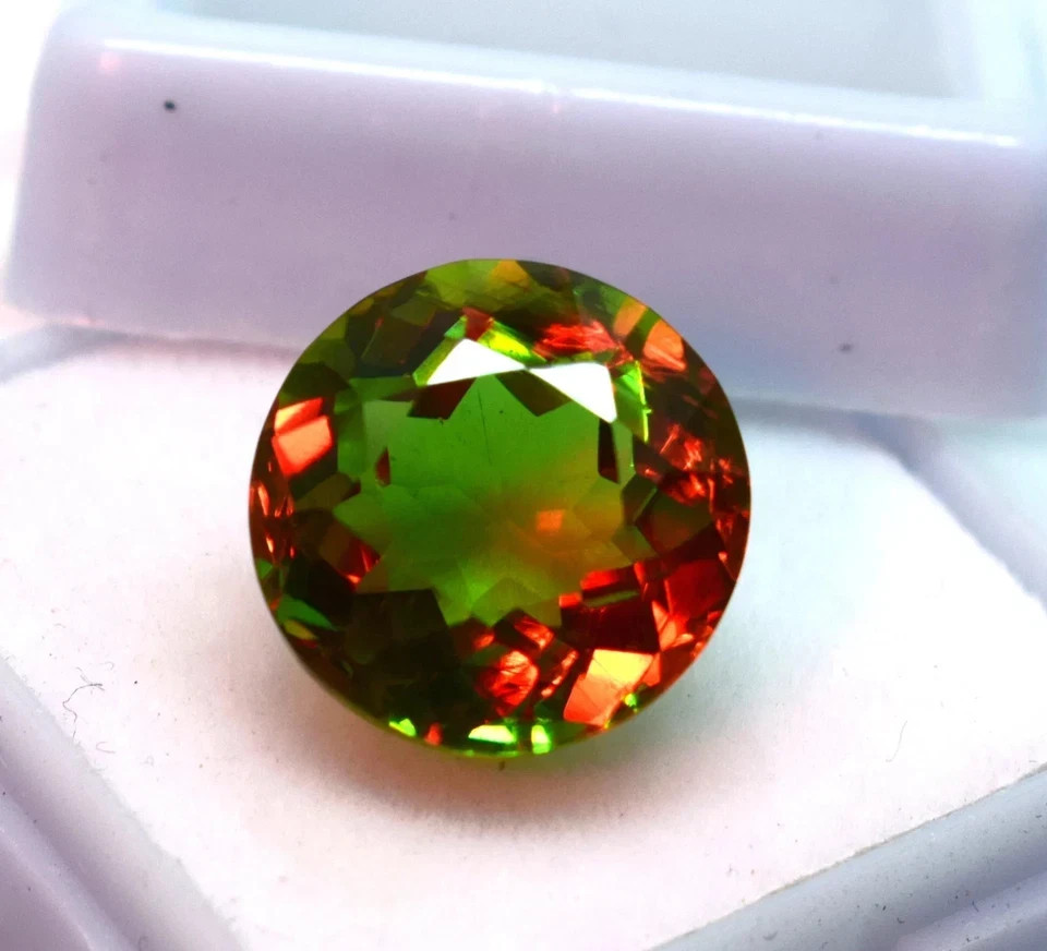 100+ Ct Certified Zultanite Gemstone Round Cut 7-Color Change Turkey ...