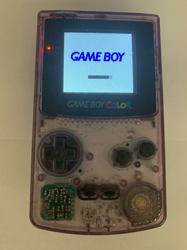 Gameboy Color OEM Atomic purple, IPS Hispeedido V5 Screen, 15 Lvl of ...