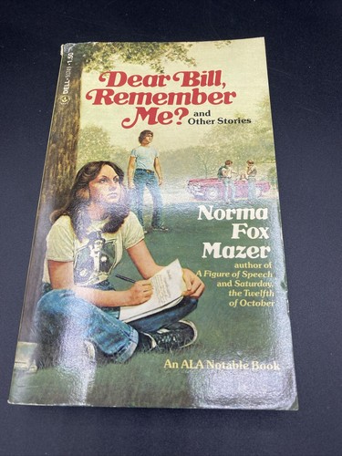 Dear Bill, Remember Me? SIGNED Norma Fox Mazer 1976 1st edition HC ...