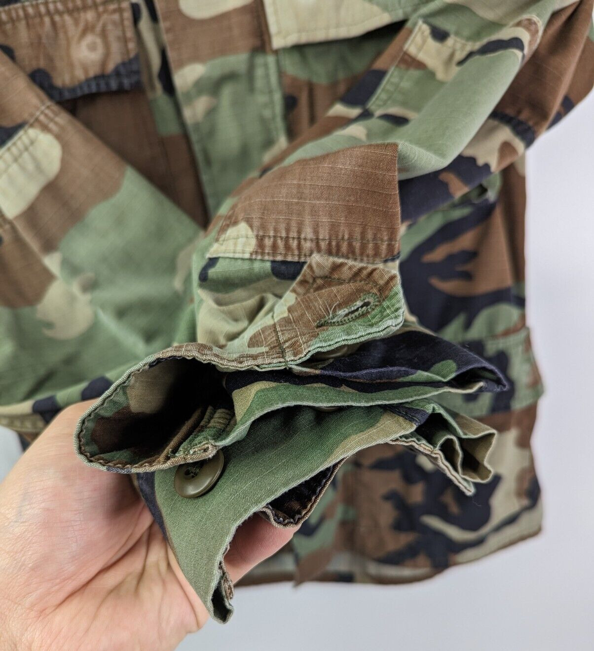 US Army Jacket Woodland Camo Combat Hot Weather Coat … - Gem
