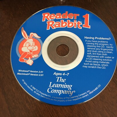 The Learning Company Reader Rabbit 1 (Ages 4-7) PC & Mac | eBay