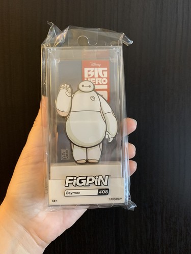 Baymax Figpin - Disney's Big Hero 6 -with Hard Case - Waving Cute Pin ...