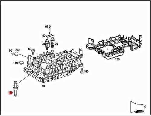 Genuine MERCEDES Oil guide pipe 2203700093 | eBay