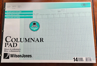 Forms & Record Keeping - Columnar Pads