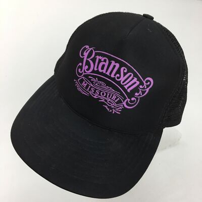 Branson Missouri Black Purple Trucker Ball Cap Hat Snapback | eBay UK