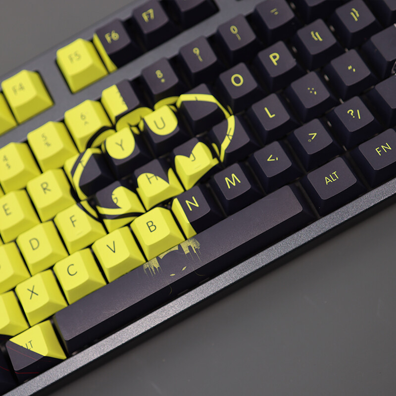108 Key Batman PBT Key Cap Keycap Set for Cherry MX Profile Mechanical ...