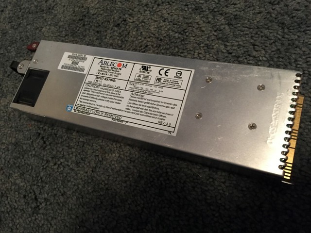 SuperMicro Ablecom 380w Hot Swap Power Supply Sp382-ts Pws-0050-m for ...