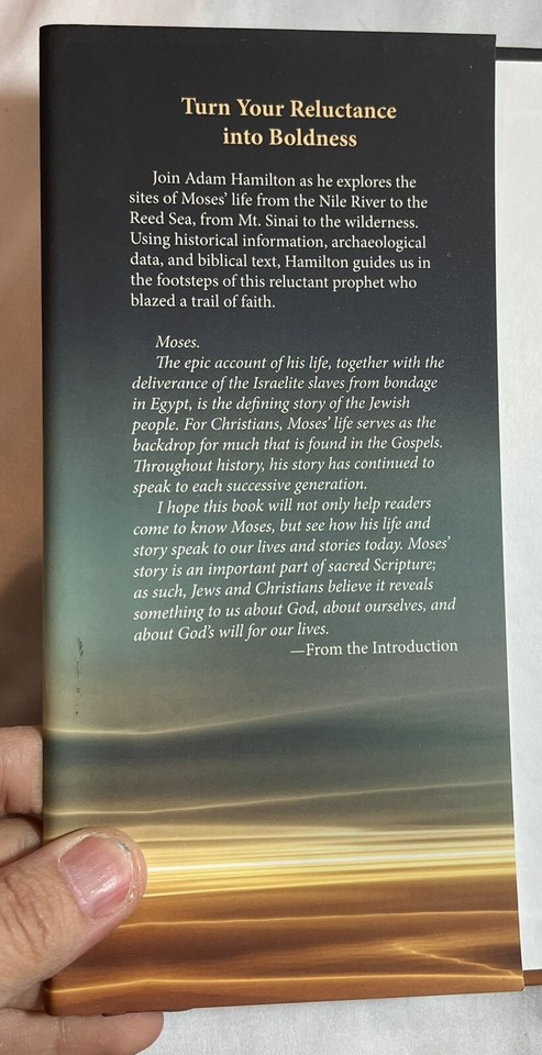 Moses: In the Footsteps of the Reluctant Prophet by Hamilton, Adam HC ...