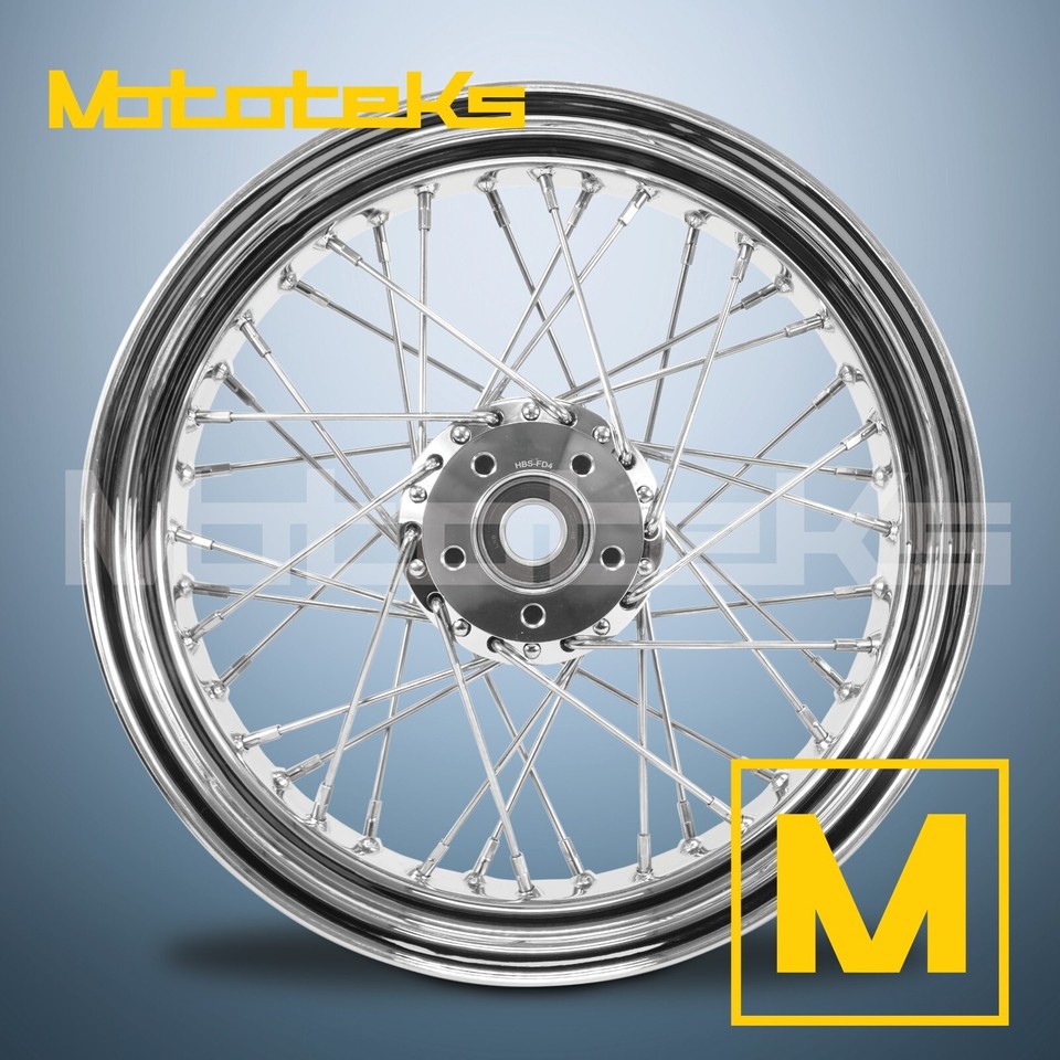 18" 18X4.25 40 SPOKE WHEEL STAINLESS FOR HARLEY SOFTAIL REAR WHEEL RIM ...