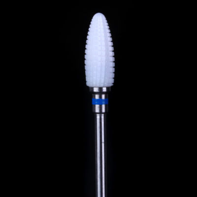 Dental Zirconia Ceramic Burs Bullet Shape Spiral Cut for Micro Motor ...
