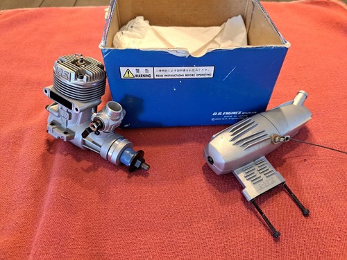 OS Max 46 AX RC Airplane engine, Cleaned in Sonic tank, new bearings ...