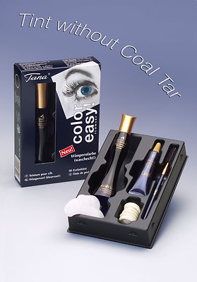 TANA COLOR EASY! EYELASH & EYEBROW TINT DYE COMPLETE KIT BROWN OR BLACK ...