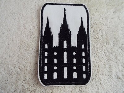 LDS Mormon Church Salt Lake City TEMPLE 5-3/4" Embroidery Iron-on Patch ...
