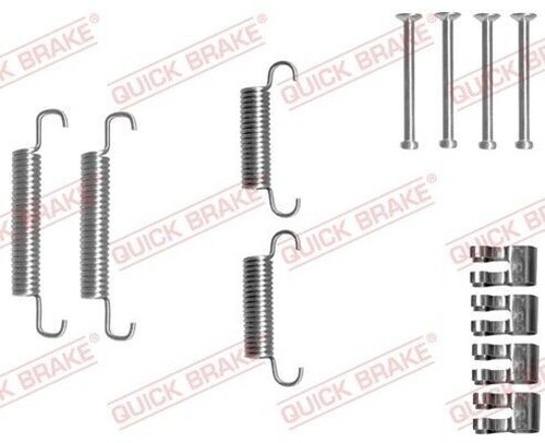 QUICK BRAKE 105-0839 Zubehörsatz, Feststellbremsbacken Für FORD, IVECO ...