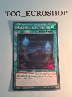 Malefic Selector ︎YUGIOH ︎DUOV ︎2020 ︎ENGLISH ︎ULTRA RARE ︎1stED ︎NM #1 ...