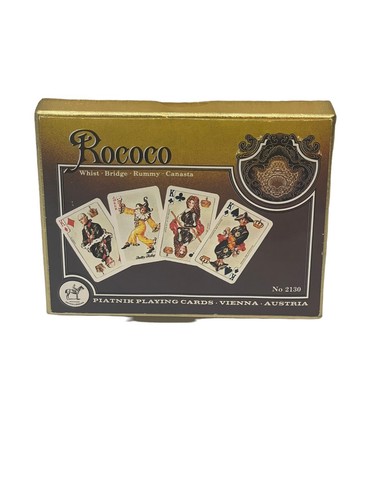 Rococo Piatnik Playing Cards Austrian European Nobles Royalty 1980 ...