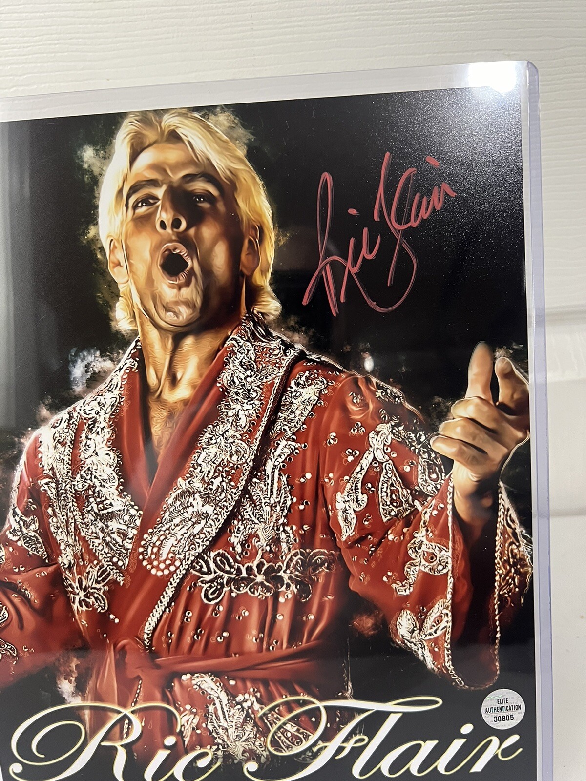 Ric Flair Autograph Signed 8X10 Photo WWF WCW WWE COA Nature Boy Goat ...