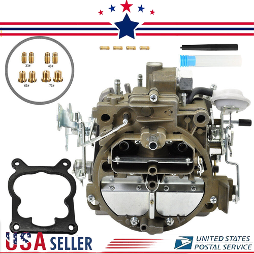 4 BBL Carburetor for Edelbrock 1901R Rochester Quadrajet 4MV Chevy 66 ...