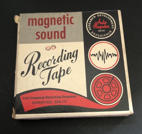 Vintage Audio Magnetics Recording Tape End Sealed New Old Stock | eBay