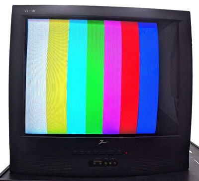 Zenith H27D46DT 27" Color Presentation CRT TV + VGA Monitor 2001 Retro ...