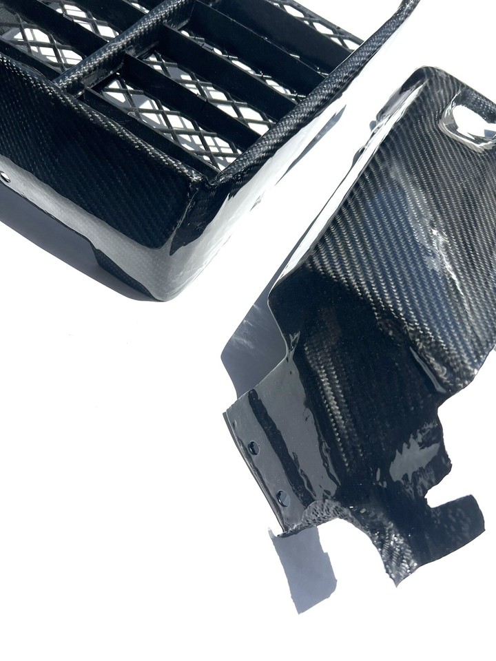 For Yamaha Banshee 1987-2006 Gas Tank Side Covers Grill Real Carbon ...