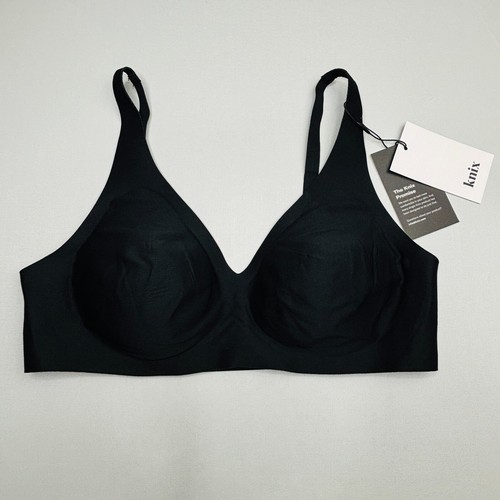 New Knix Evolution Bra Medium Black Wireless Back Coverage Removable ...