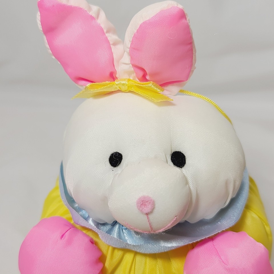 Vintage Tony Toys Nylon Bunny Rabbit Plush Parachute Material *Noise ...