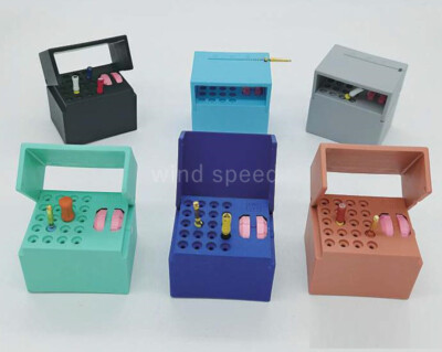 Dental 20 Hole Bur Endo Files Reamers Block Memory Holder Stand ...