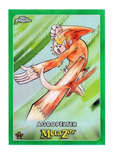 MetaZoo Topps Chrome Green Refractor Agropelter 89/99 Card #75 | eBay