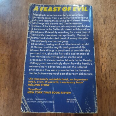 Ed Sanders: The Family Whole Charles Manson Horrorshow (Panther 1974 ...