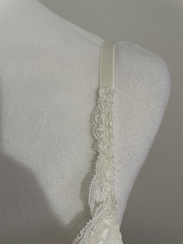 Vintage Victoria’s Secret 1998 Miracle Bra 36A White Lace Rosette Push ...