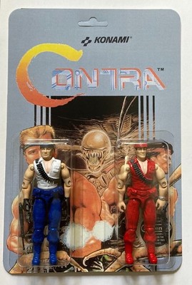 Custom made Contra 3 3/4 Vintage Style Action Figures Double Pack | eBay