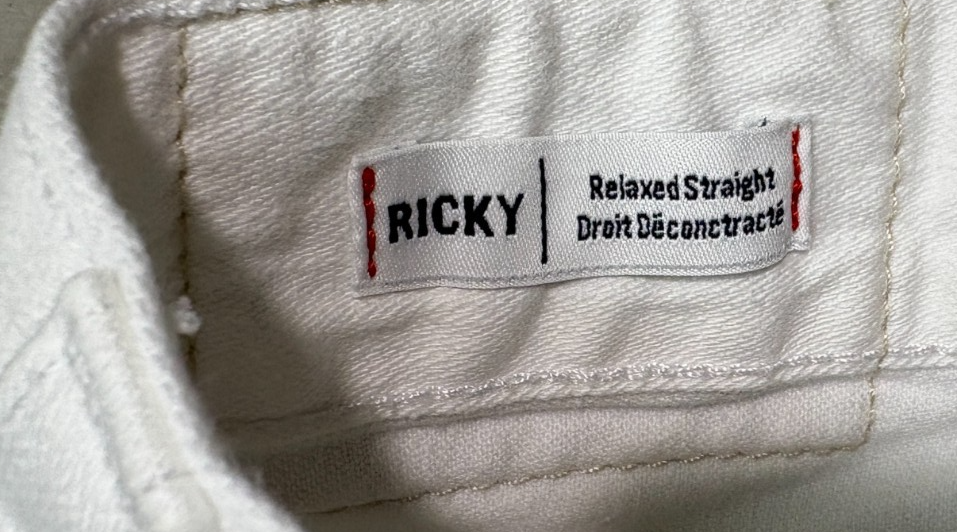 Men’s True Religion Ricky Jeans Relaxed Straight Men 42 x 32 White ...