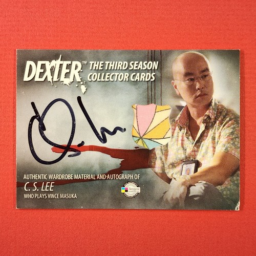 5-08-11 . 2010 dexter season 3 #d3ac-csl c s lee autograph wardrobe ...