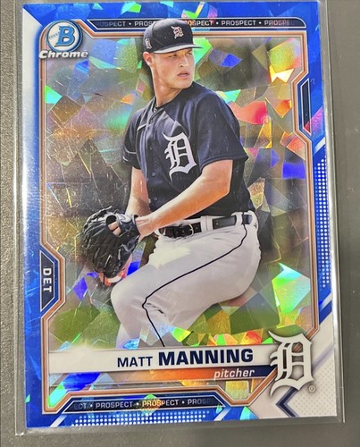 2021 Bowman Sapphire Matt Manning Detroit Tigers Card #BCP-111 | eBay