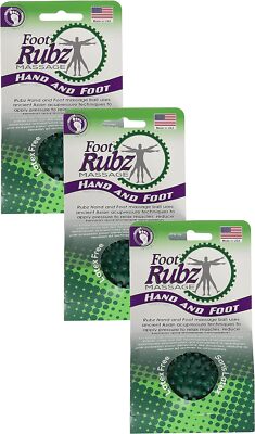 Due North Industrial Foot Rubz Foot Hand & Back Massage Ball (3 Pack ...