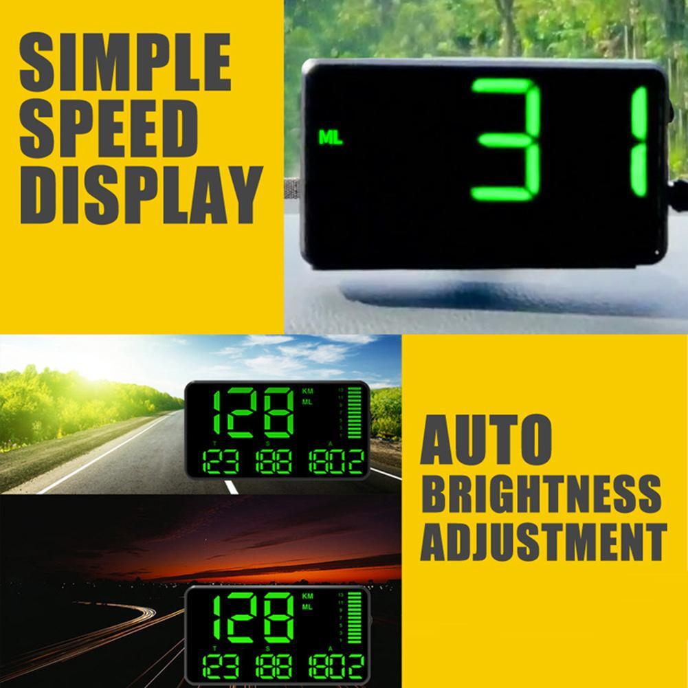 Ahomi C90 Digital GPS Tacho Auto HUD Head Up Display ...
