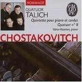 Quatuor Talich - Chostakovitch : Quatuor à cordes n° 8 - Quintette pour ...