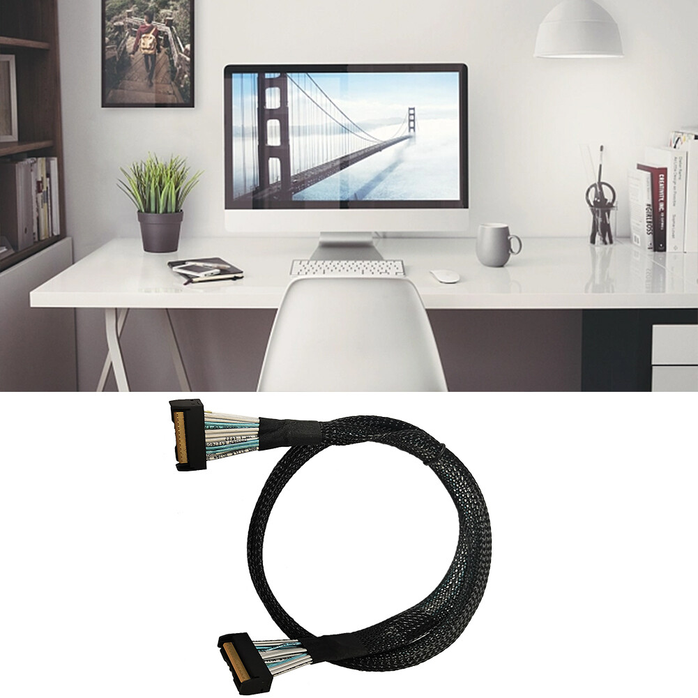 32G PCIE5.0 Slim SAS MCIO 74P TO MCIO 74P Server Data Adapter Cable (0 ...