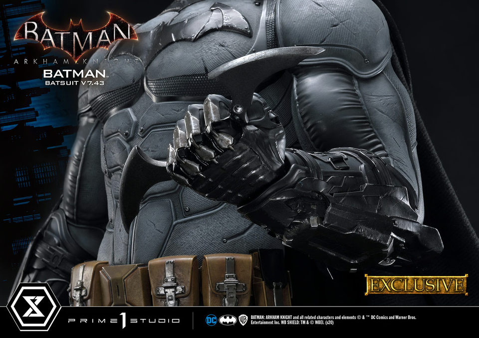 Sideshow Exclusive BATMAN ARKHAM KNIGHT BATSUIT V743 1:3 STATUE PRIME ...