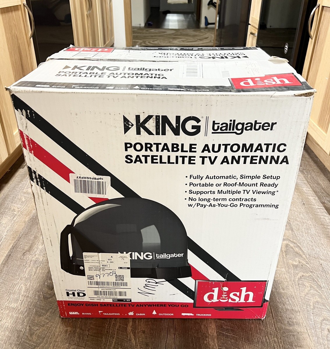 Dish Tailgater Mount KING One Pro Premium 2 Receiver Satellite Antenna