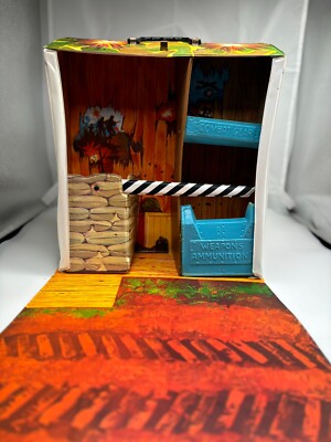 Vintage 1960’s Ideal Toys GI Joe Sentry Post Case RARE BLUE TRAYS ...